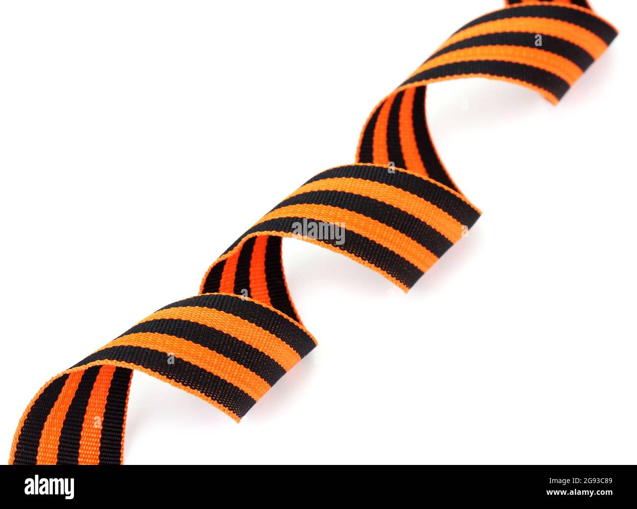 St. George ribbon isolated on white Stock Photo - Alamy