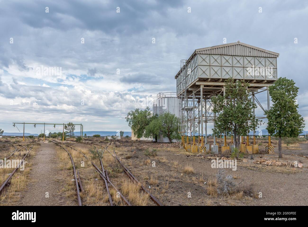 KLIPPLAAT, SOUTH AFRICA - APRIL 21, 2021: Water and diesel storage ...