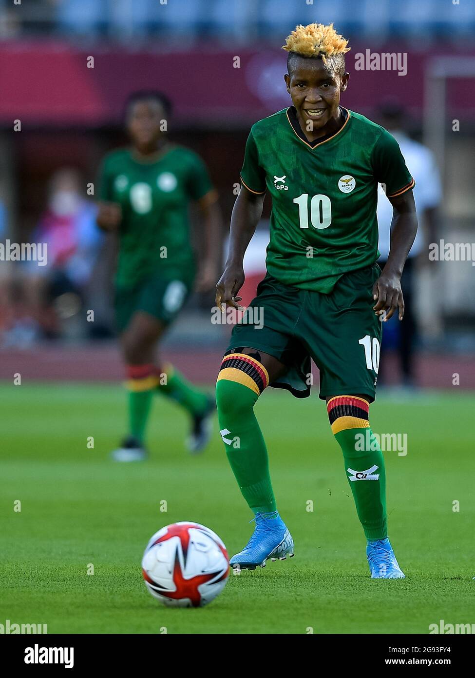 Rifu, Japan. 24th July, 2021. RIFU, JAPAN - JULY 24: Grace Chanda of ...