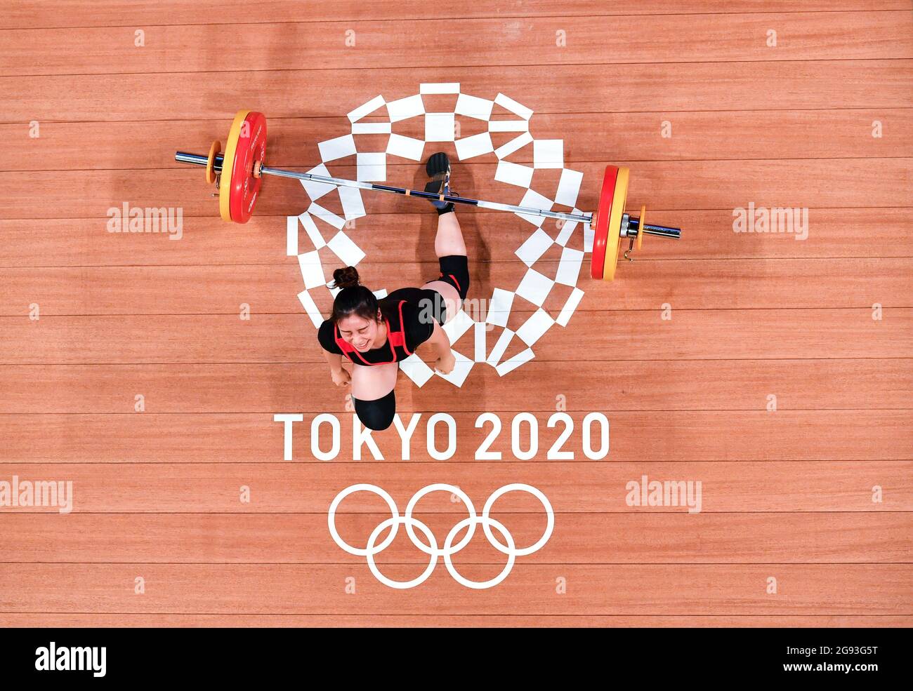 Tokyo, Japan. 24th July, 2021. Fang Wan Ling of Chinese Taibei reacts ...