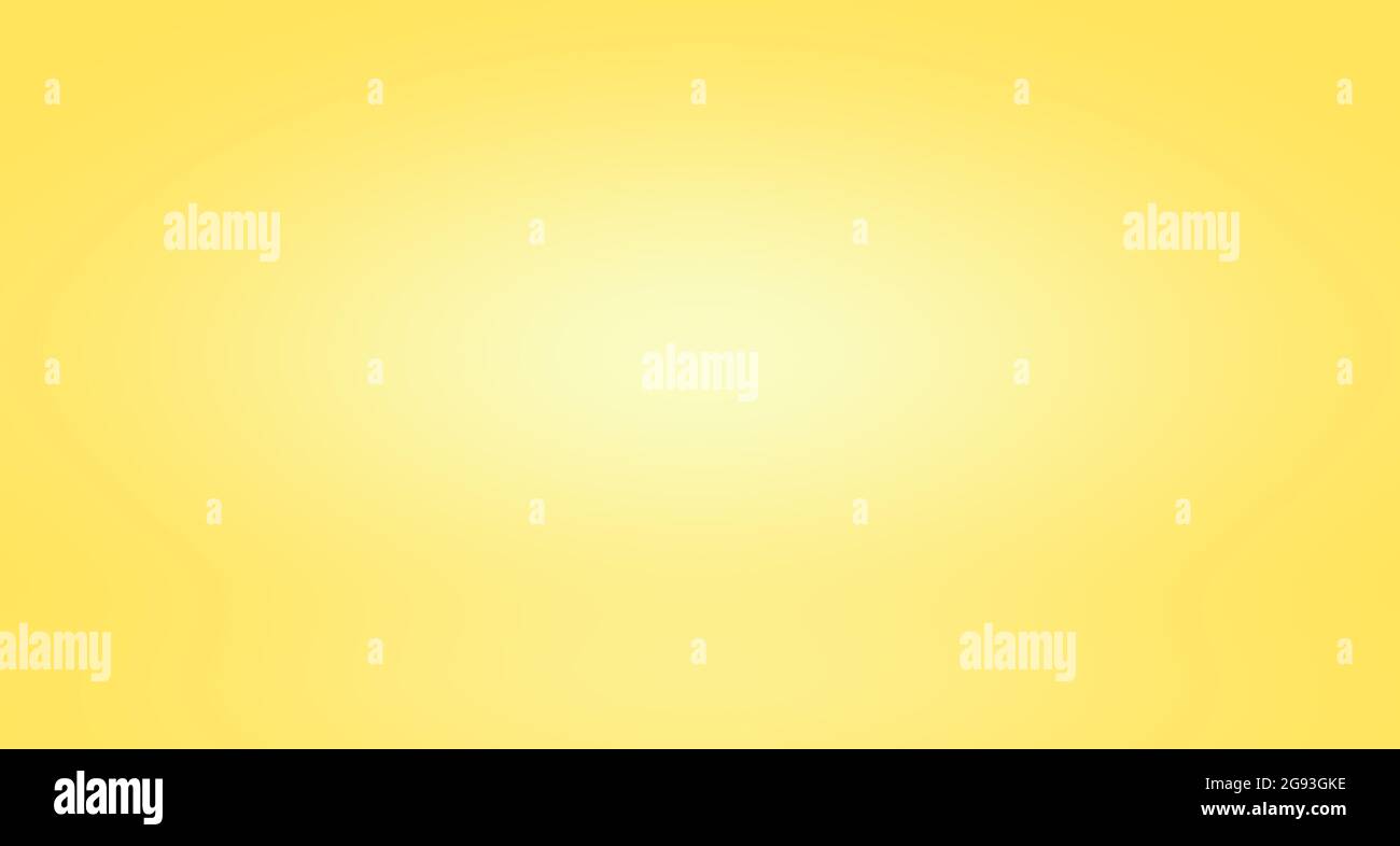 Abstract solid of shining yellow gradient studio wall room background ...