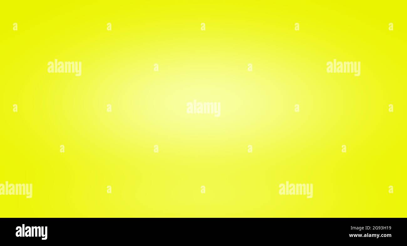 Abstract solid of shining yellow gradient studio wall room background ...