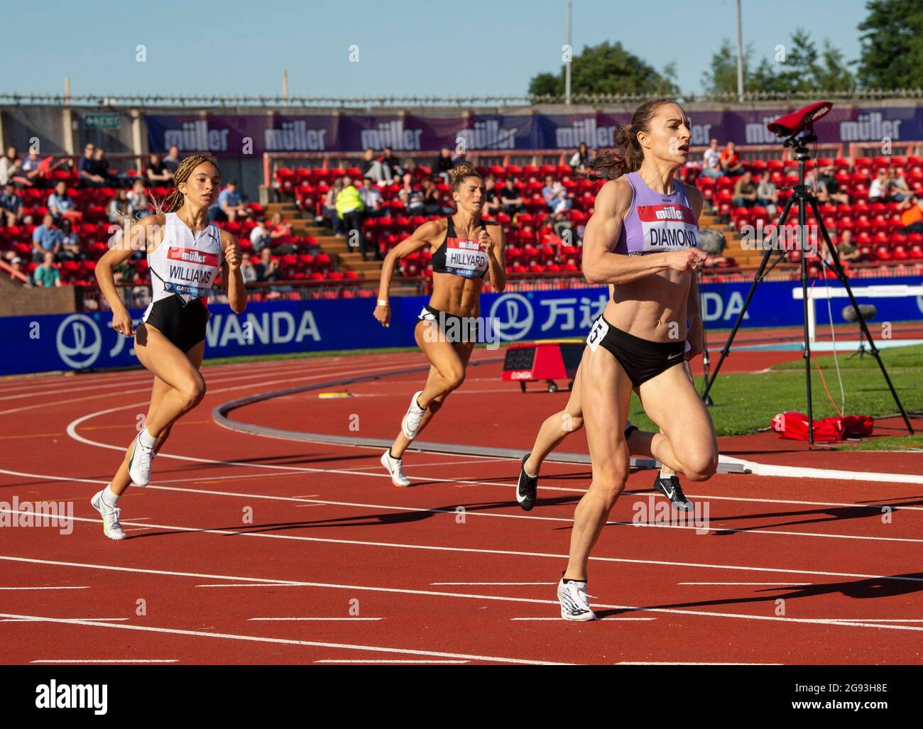 GATESHEAD, ENGLAND - JULY 13: Hannah Williams, Amy Hillyard and Emily ...