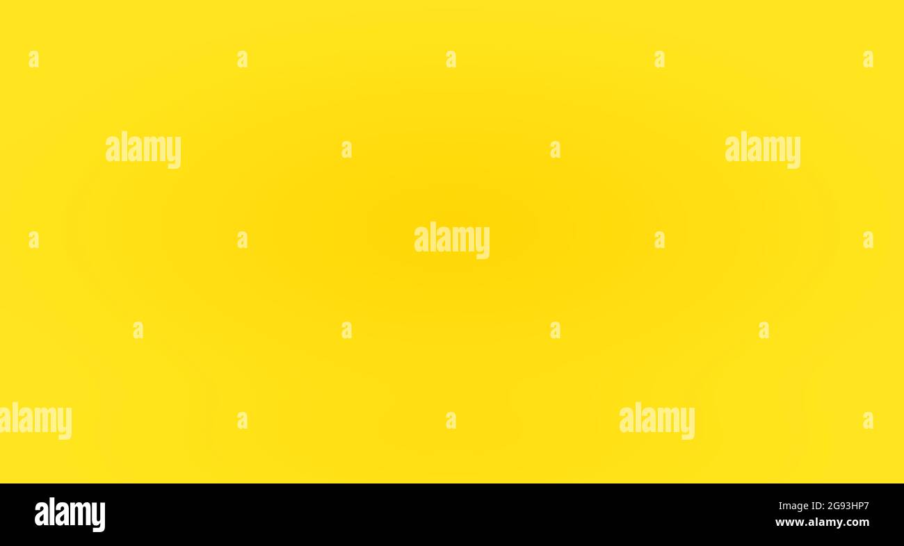 Abstract solid of shining yellow gradient studio wall room background ...