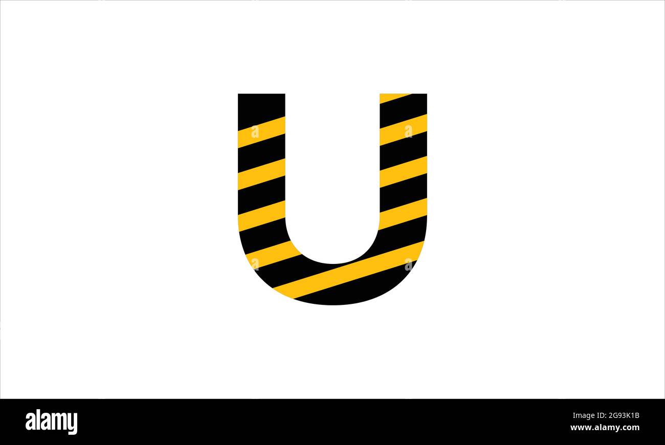 Letter u decoration logo Stock Vector Images - Alamy
