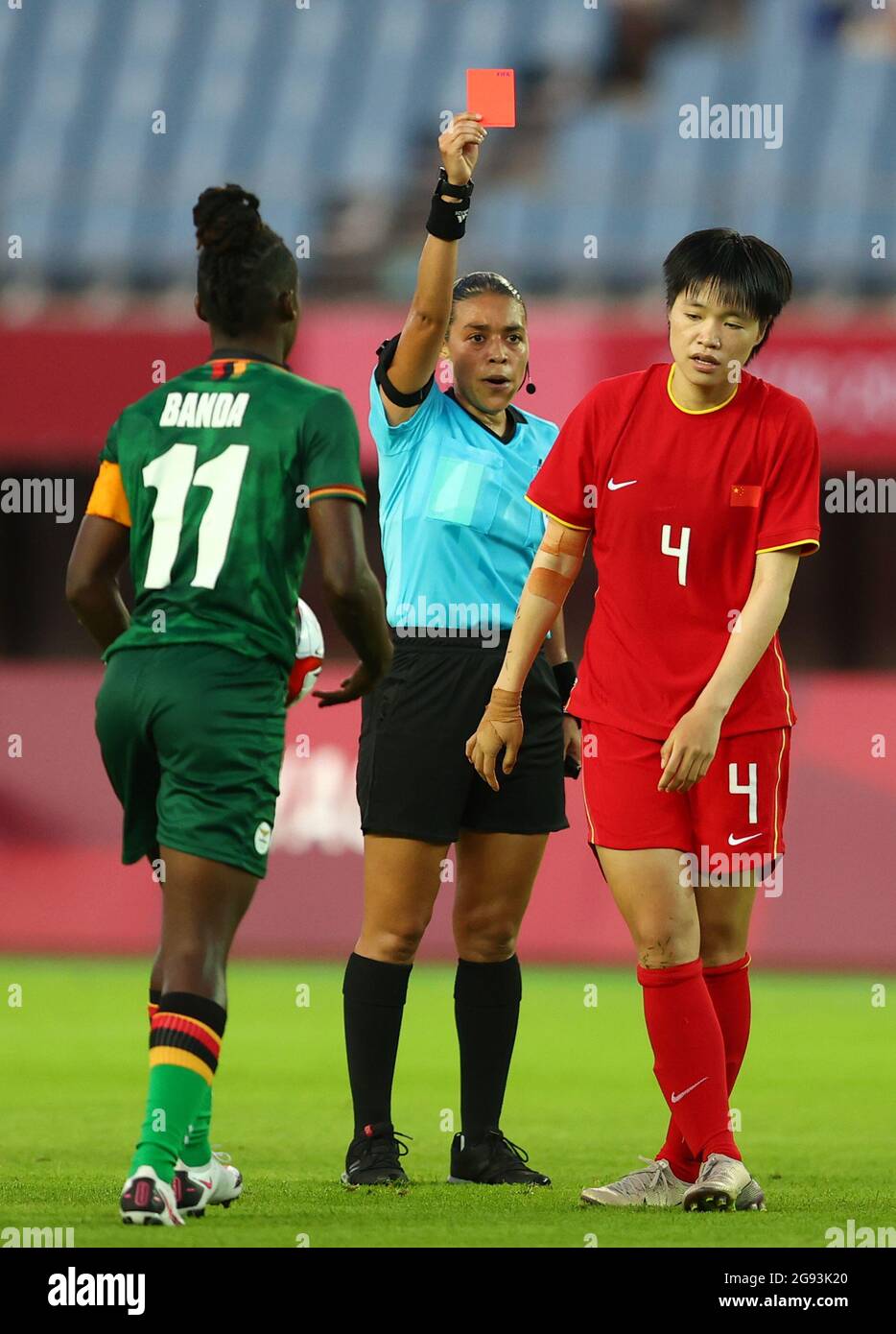 Olympics red card hi-res stock photography and images - Alamy