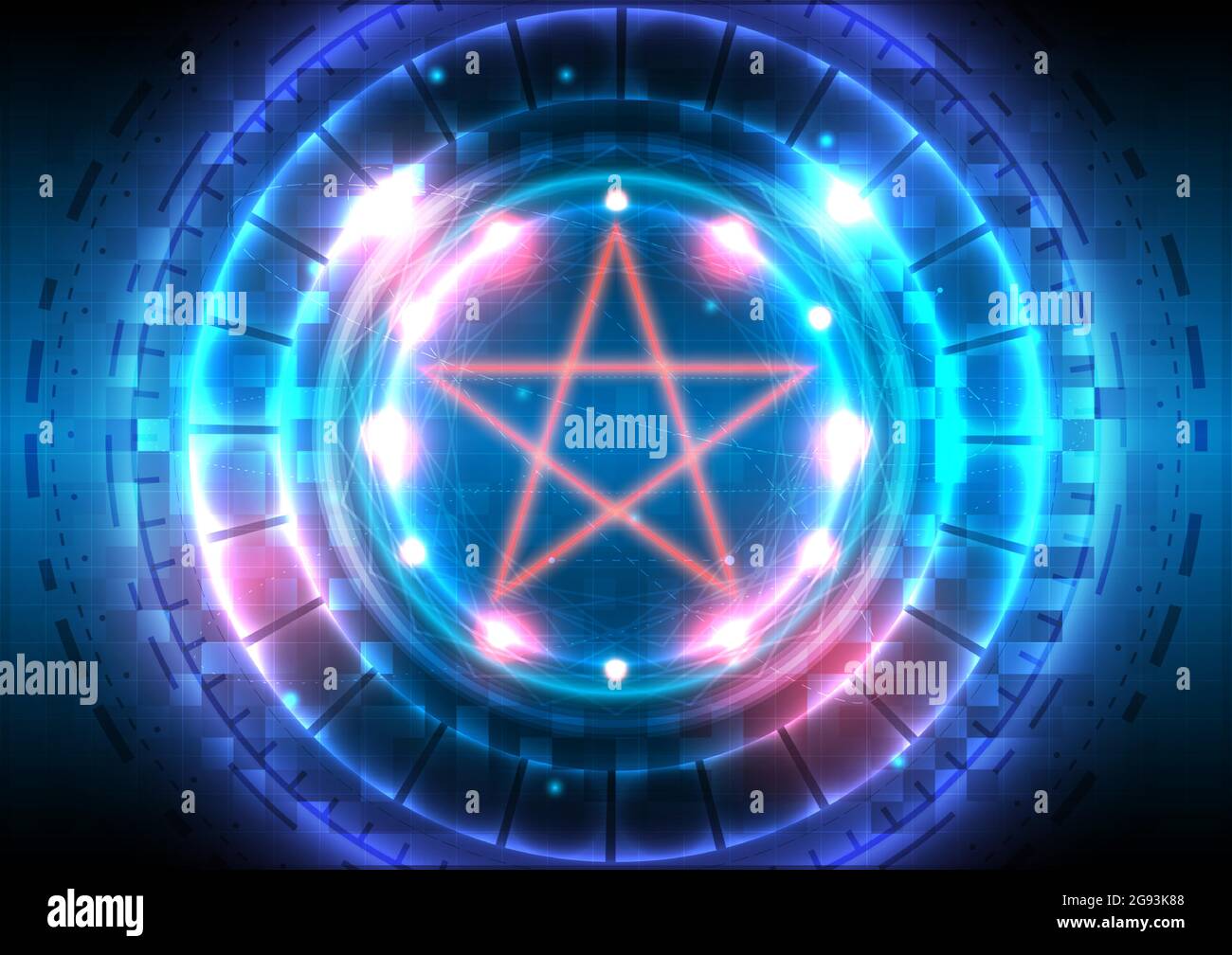 Digital infographic. Abstract hologram hi-tech background. Virtual ...