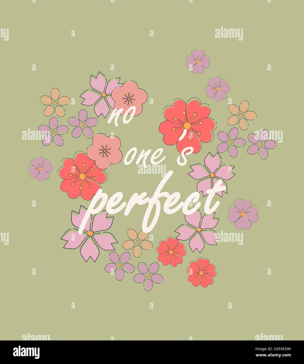 No ones perfect Stock Vector Images - Alamy