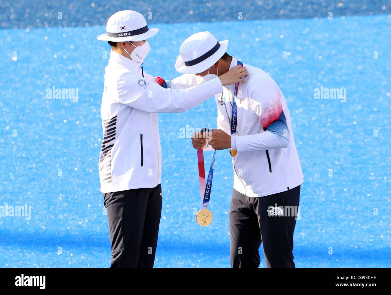 Tokyo, Japan. 24th July, 2021. 24th July, 2021. Golden archers South ...