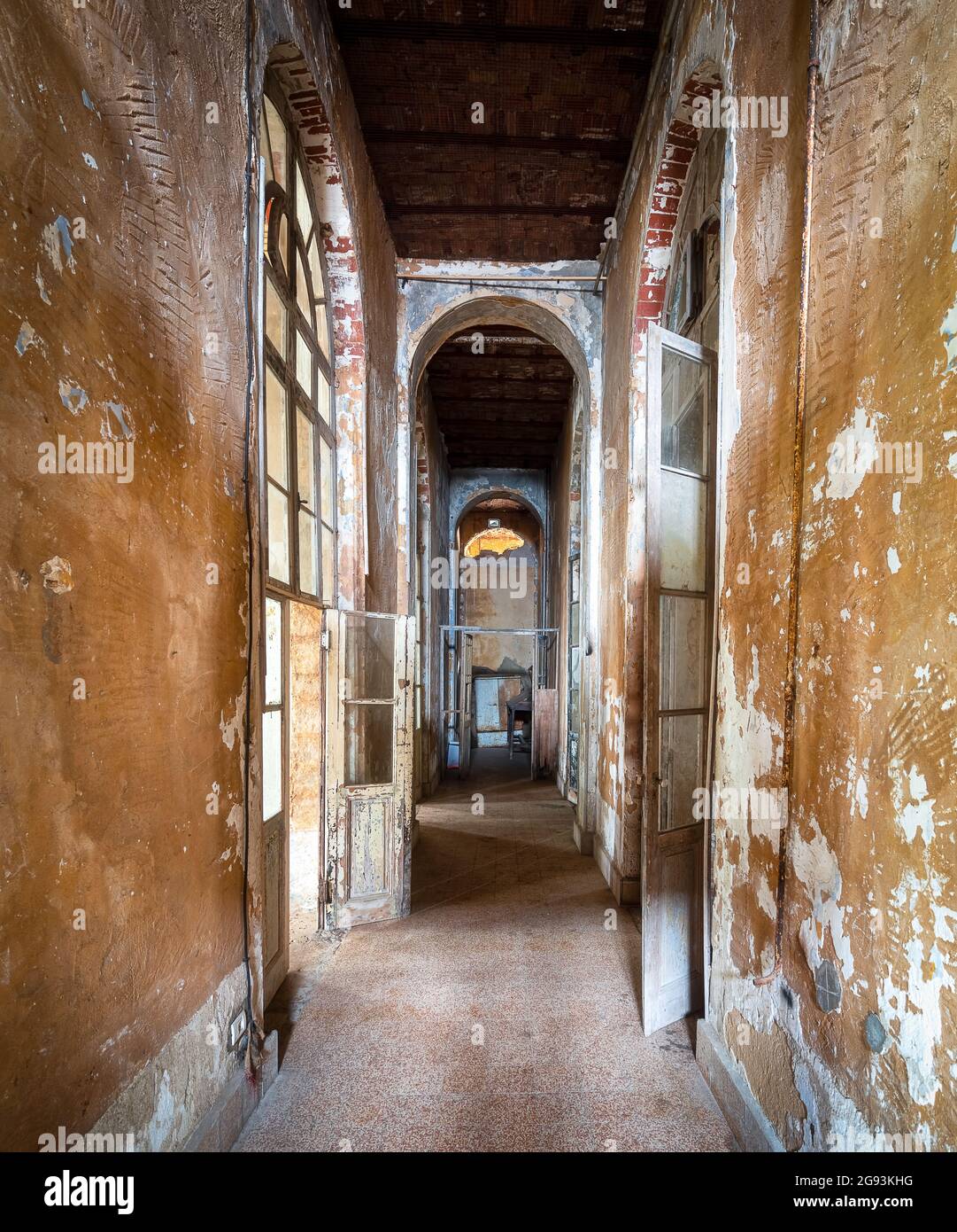 Sawfar Grand Hotel Abandoned in Sofar, Lebanon Stock Photo - Alamy