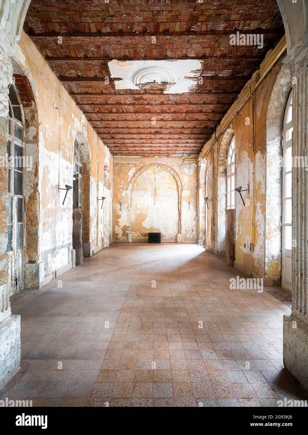 Sawfar Grand Hotel Abandoned in Sofar, Lebanon Stock Photo - Alamy
