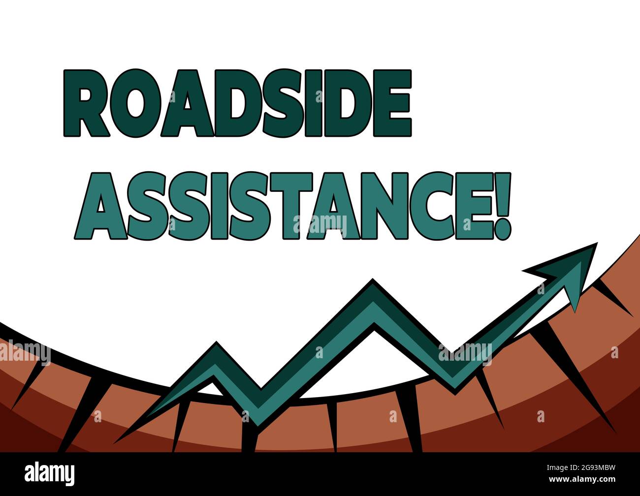 Inspiration showing sign Roadside Assistance. Concept meaning helps ...