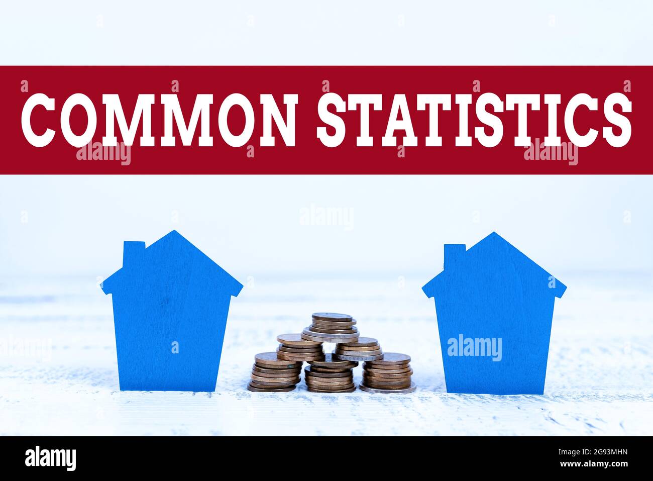 Sign Displaying Common Statistics Business Overview Used To Calculate Values Related To
