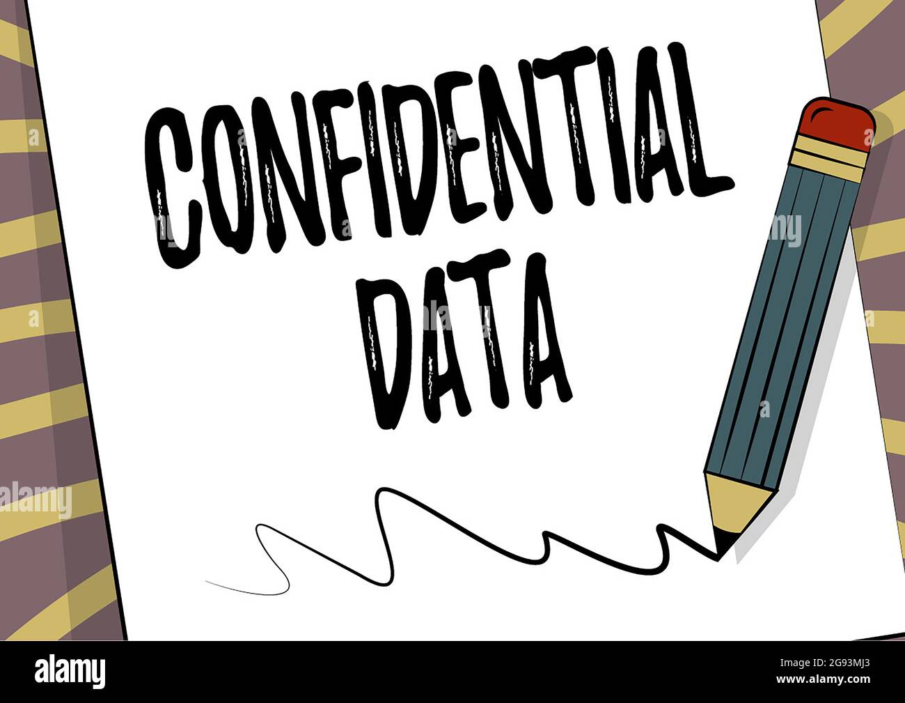 Sign displaying Confidential Data. Business concept information that is ...