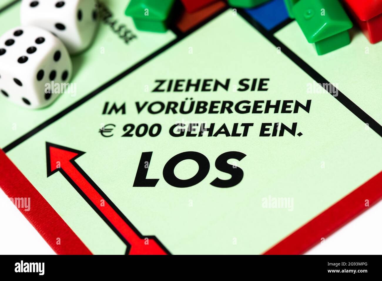 Close up of a German monopoly board game Stock Photo - Alamy