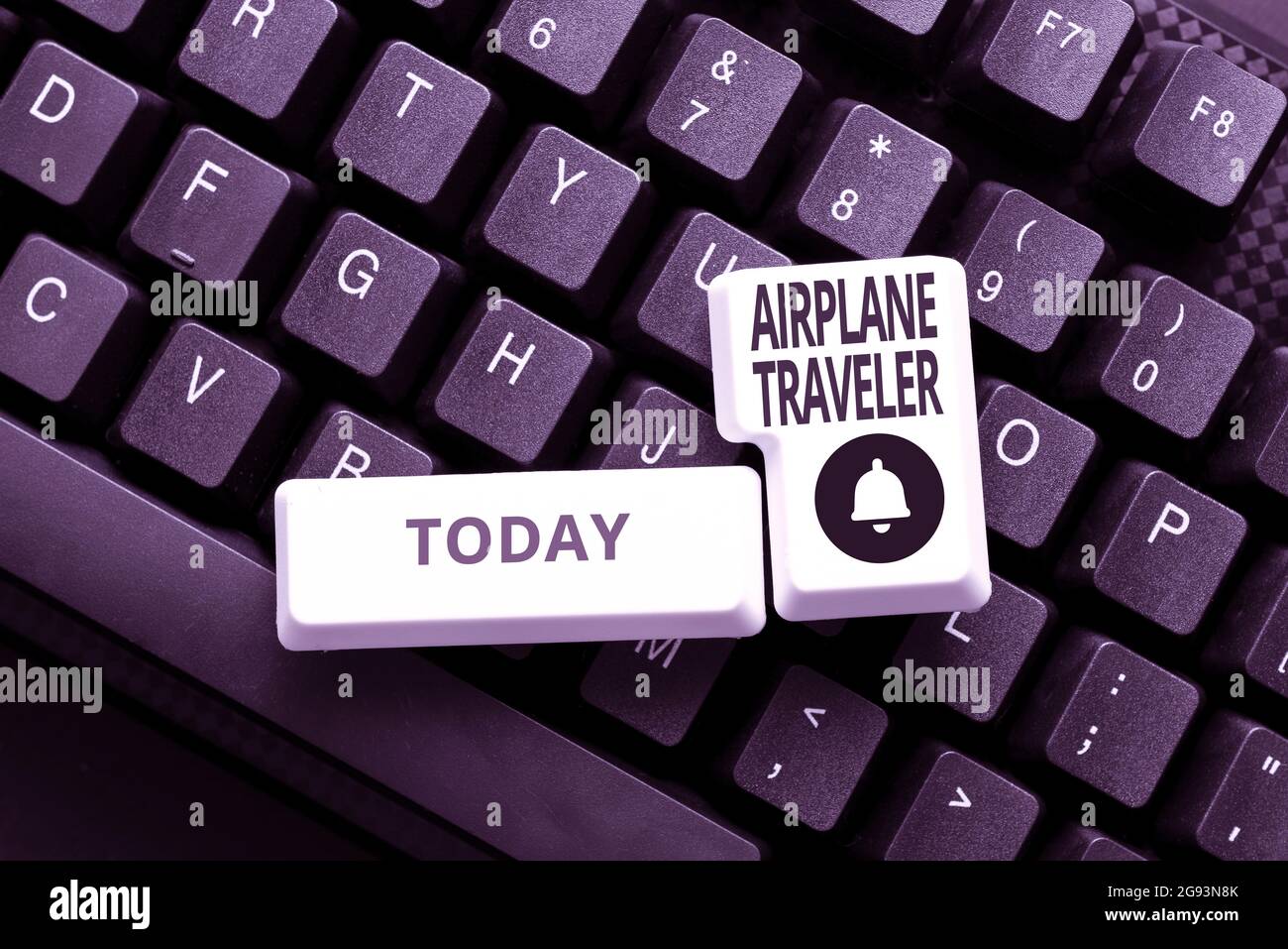 Hand writing sign Airplane Traveler. Conceptual photo the action or ...