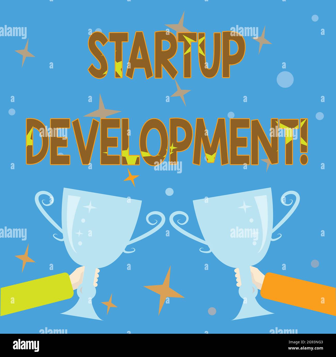 Text sign showing Startup Development, Concept meaning efficiently ...