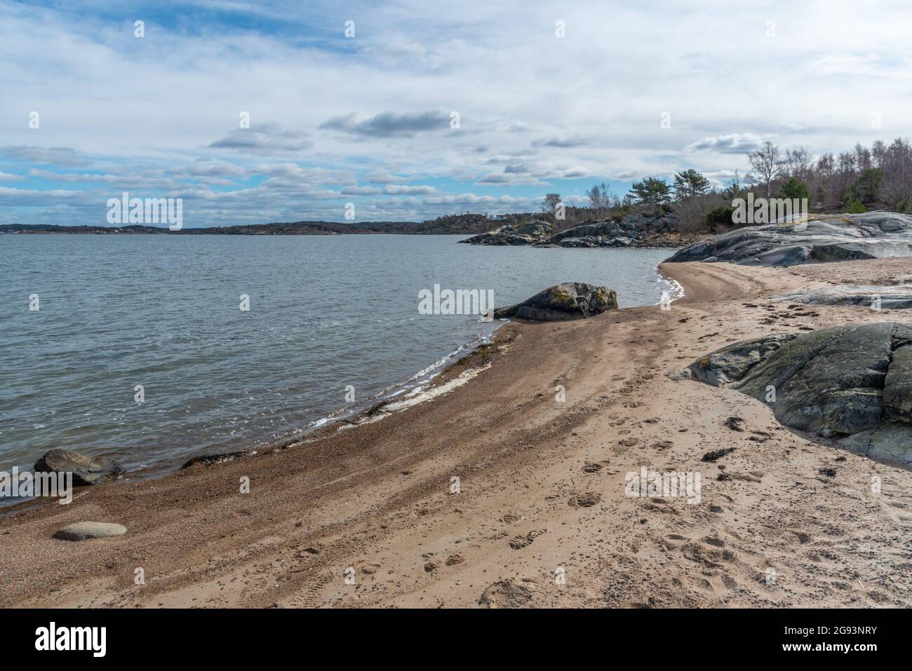 Beach in Lilleby in Gothenburg Stock Photo - Alamy