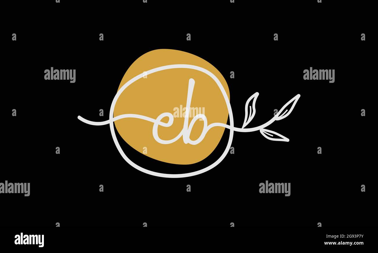 Letter eb vector vectors hi-res stock photography and images - Alamy