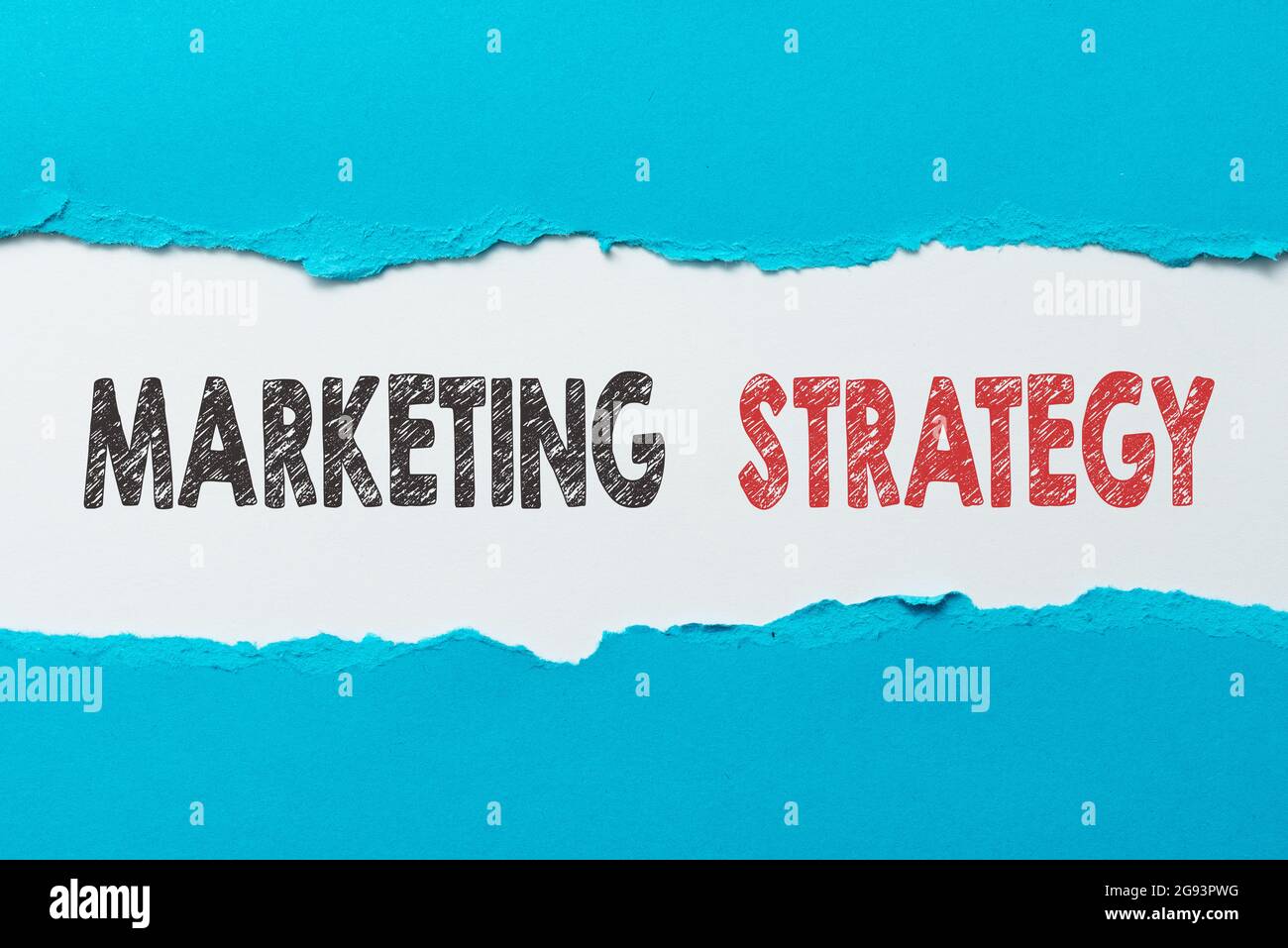 Hand writing sign Marketing Strategy. Business showcase plan of action ...