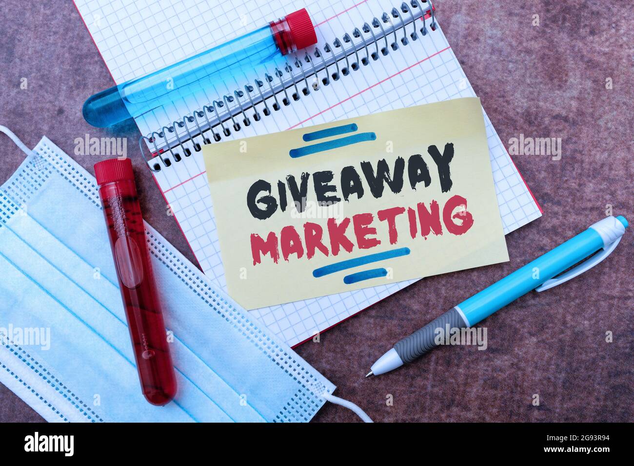 Conceptual caption Giveaway Marketing. Internet Concept distribution of ...