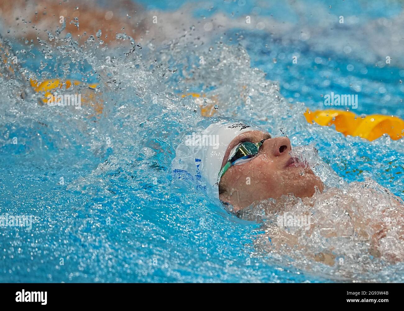 Tokyo, Japan. 24th July, 2021. Swimming: Olympics, preliminaries, 400m ...