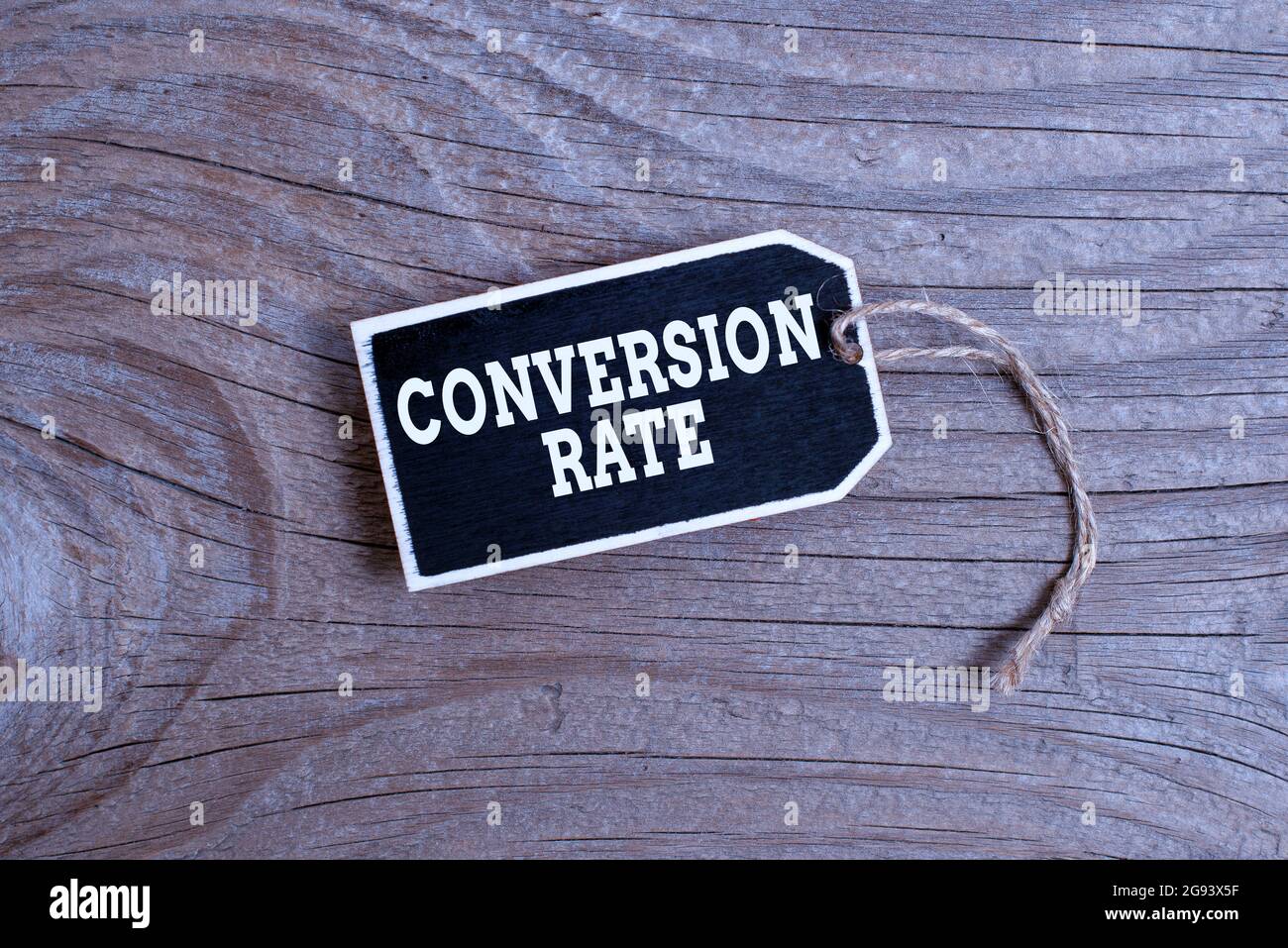 Sign displaying Conversion Rate. Business concept number of visitors to ...