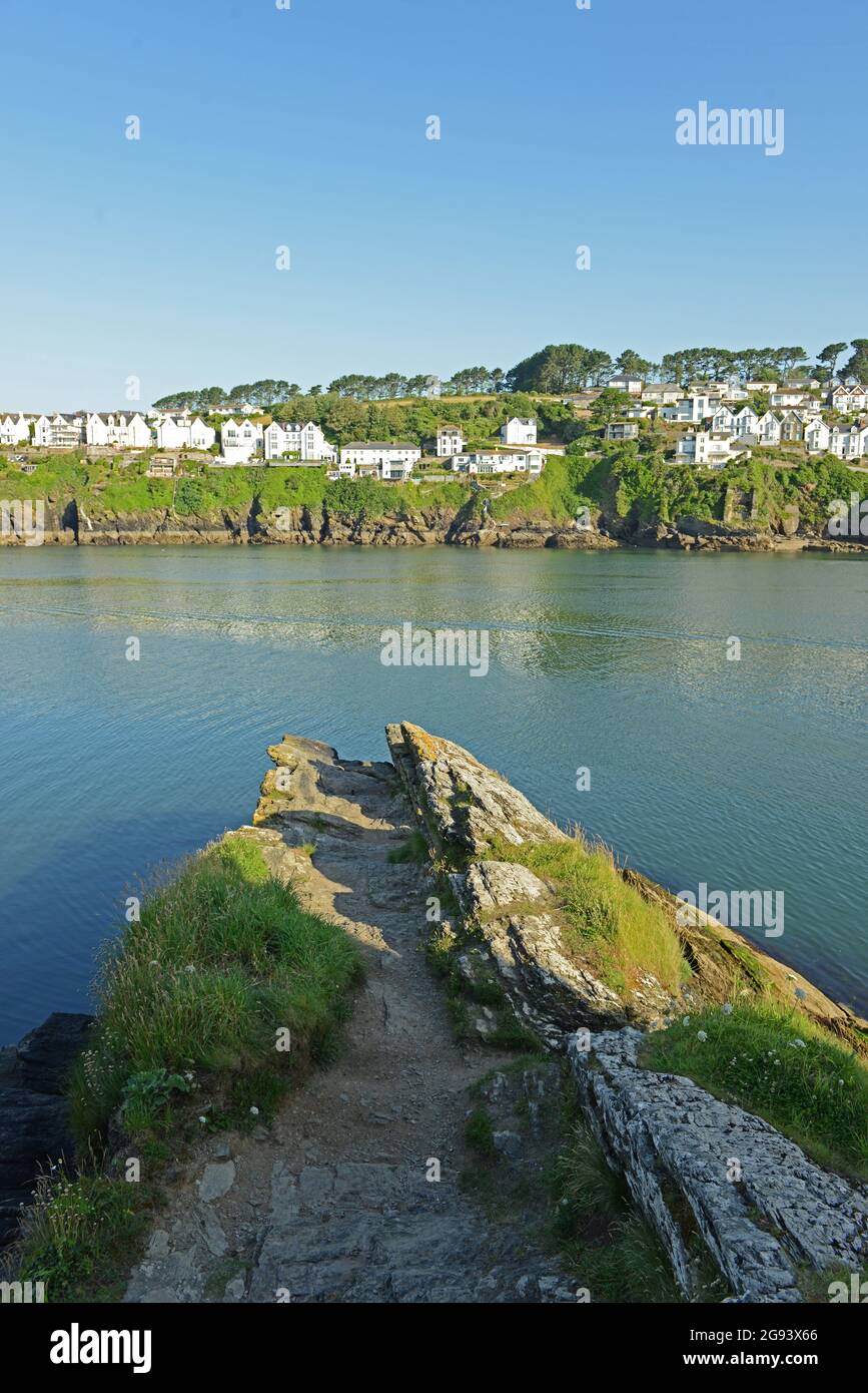 FOWEY HARBOUR, CORNWALL, ENGLAND Stock Photo - Alamy