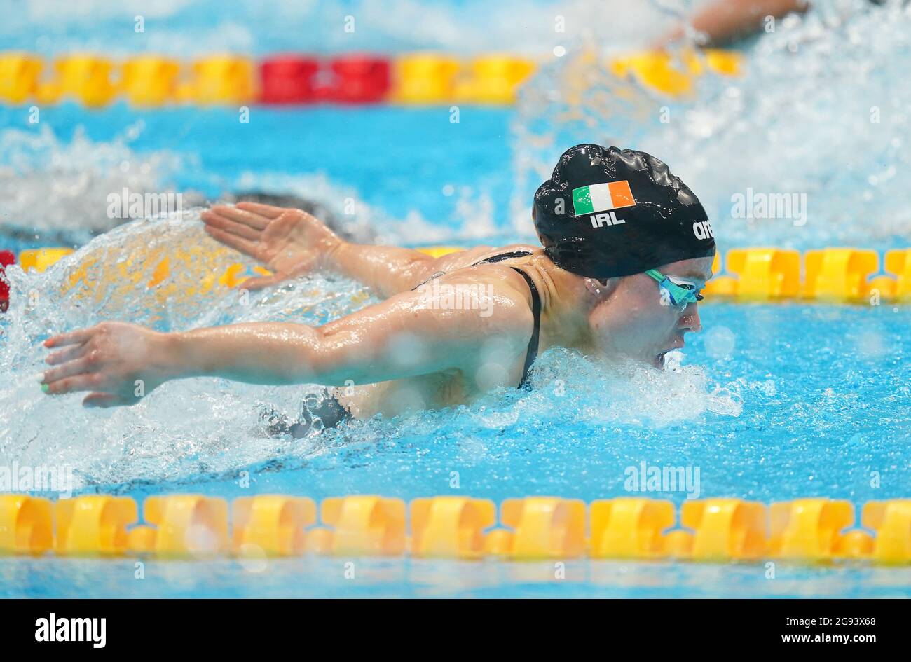 Ireland's Ellen Walshe in action in the Women's 100m Butterfly heats at ...