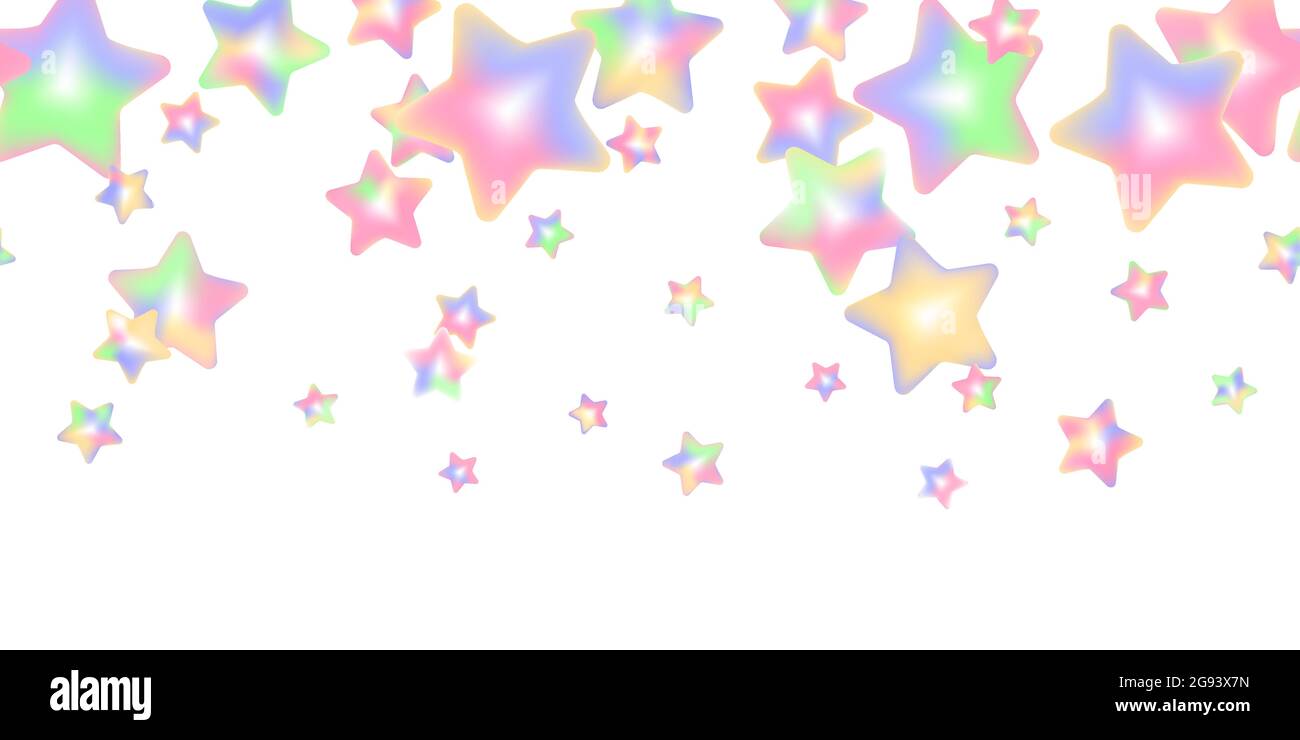 Sprinkle realistic with grains star shaped. Seamless pattern colorful ...