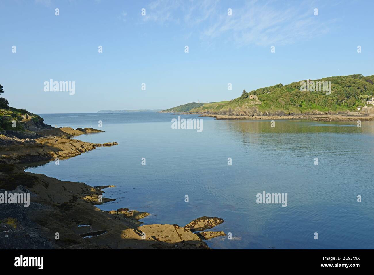 FOWEY HARBOUR, CORNWALL, ENGLAND Stock Photo - Alamy