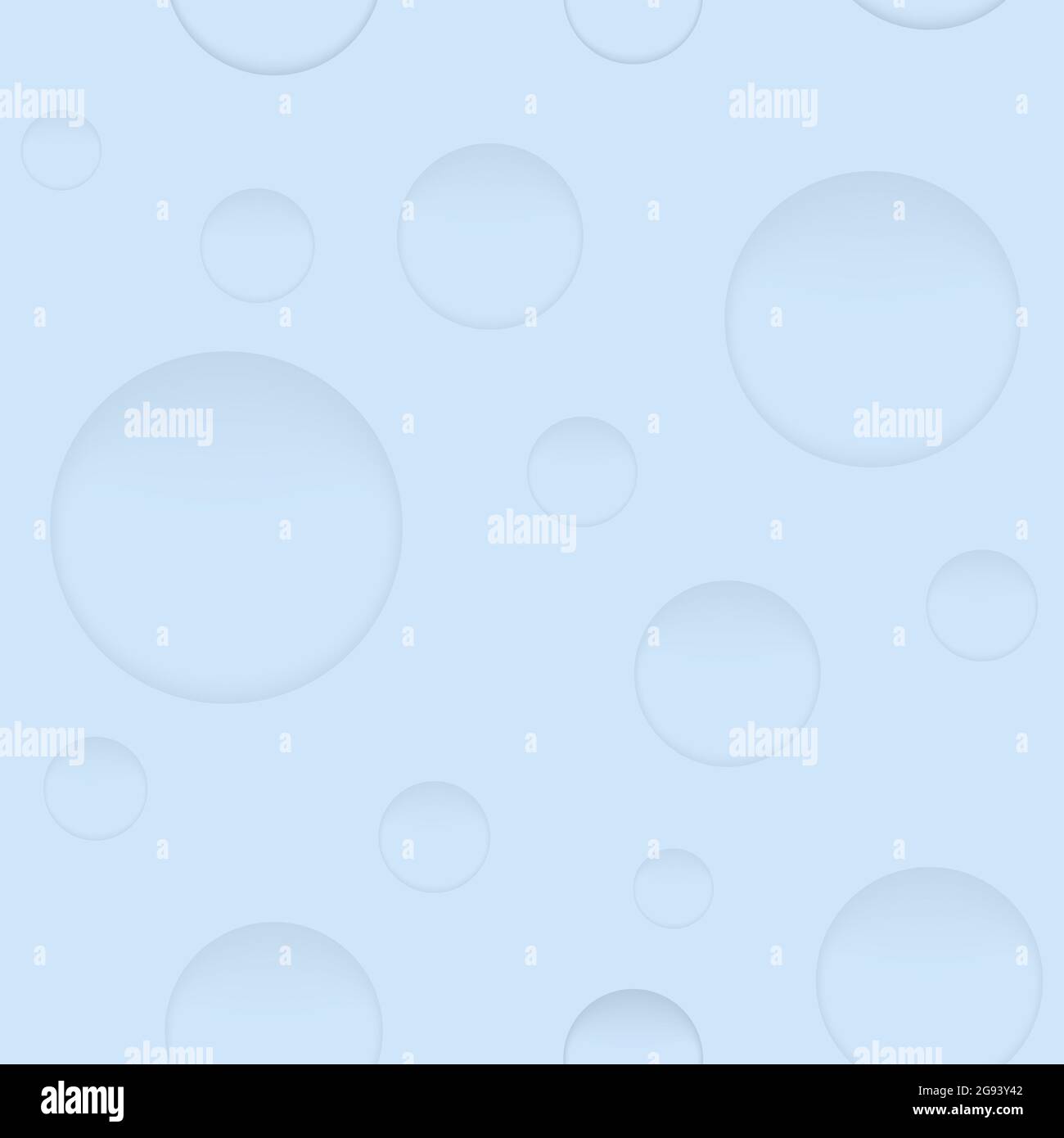 Seamless blue bubble pattern. Pattern included in swatch. Vector illustration Stock Vector Image ...