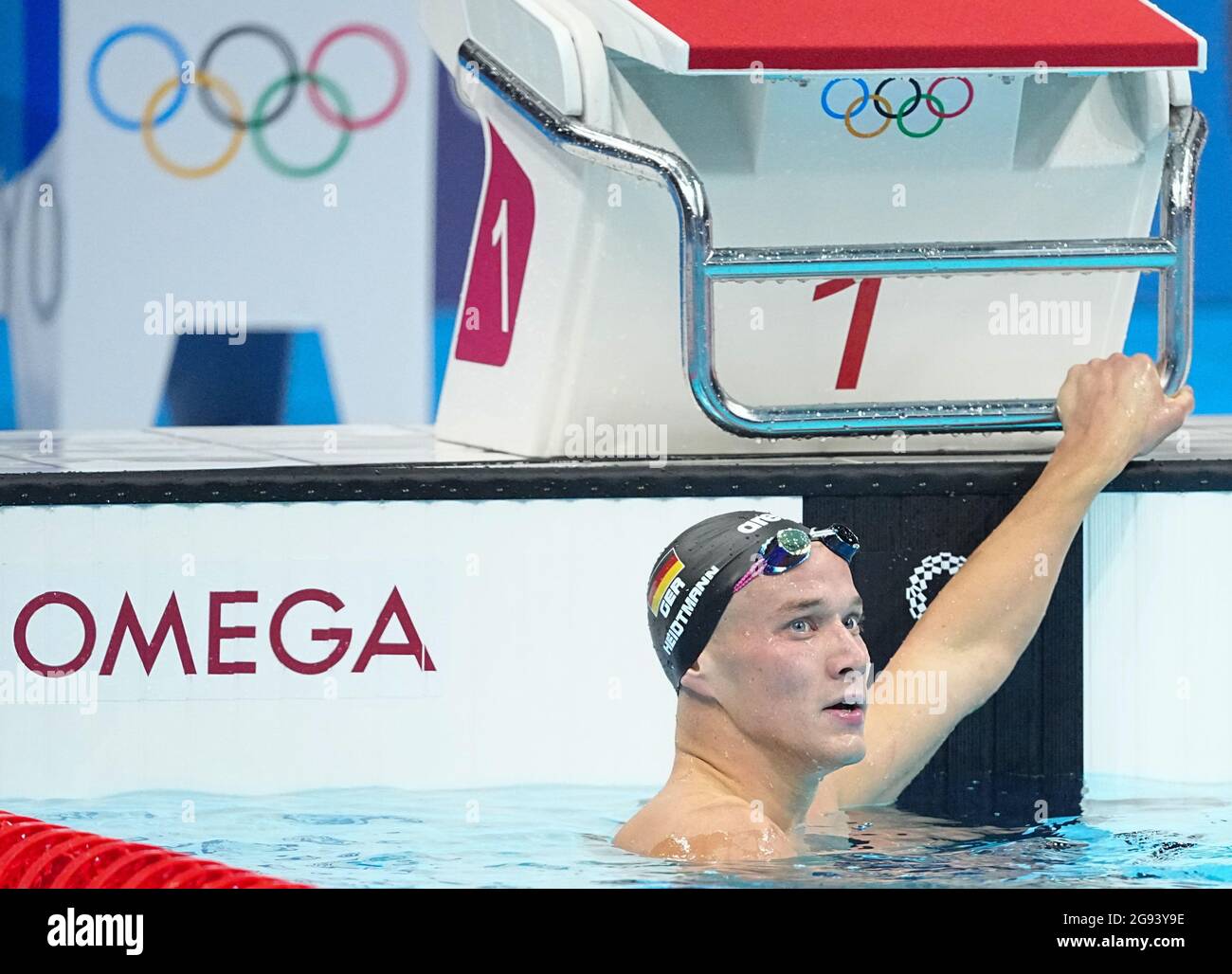 Tokyo, Japan. 24th July, 2021. Swimming: Olympics, preliminaries, 400m ...