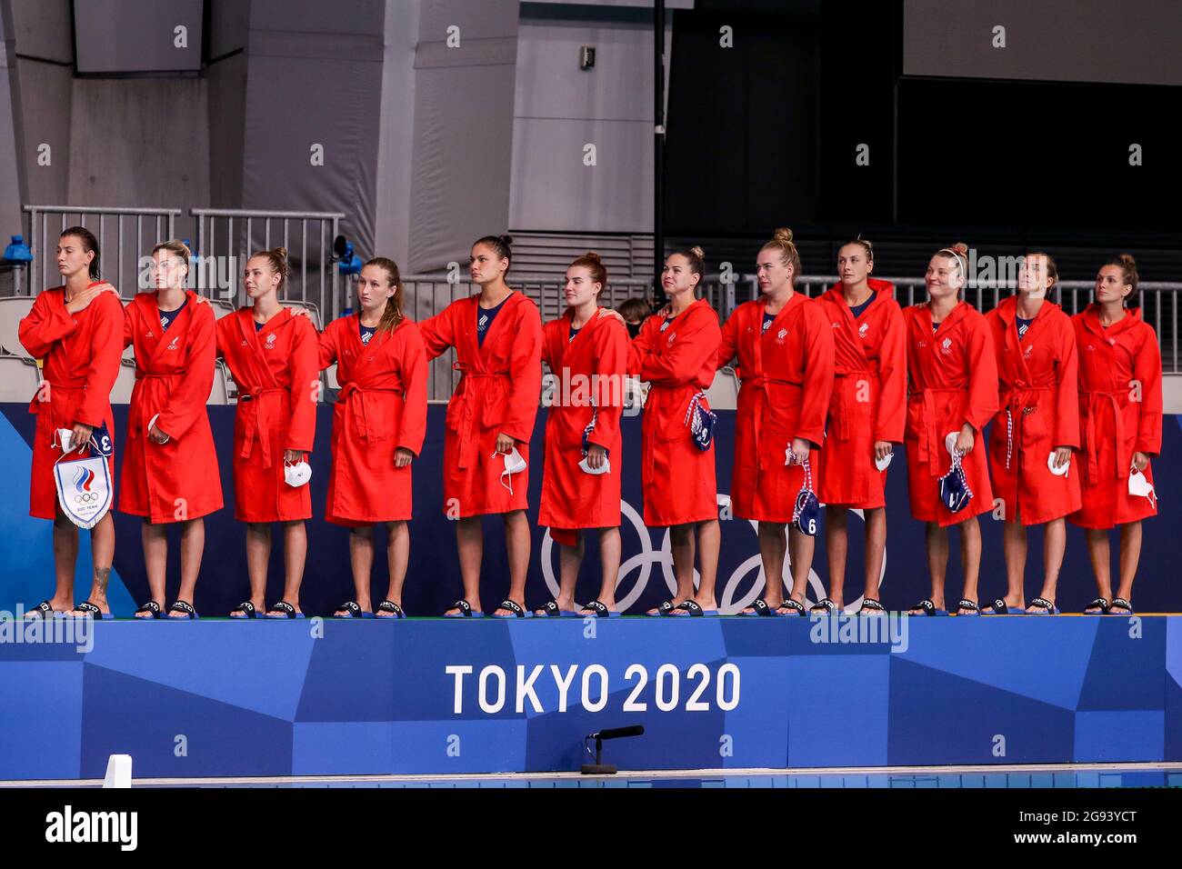 Tokyo, Japan. 24th July, 2021. TOKYO, JAPAN - JULY 24: Team ROC during ...