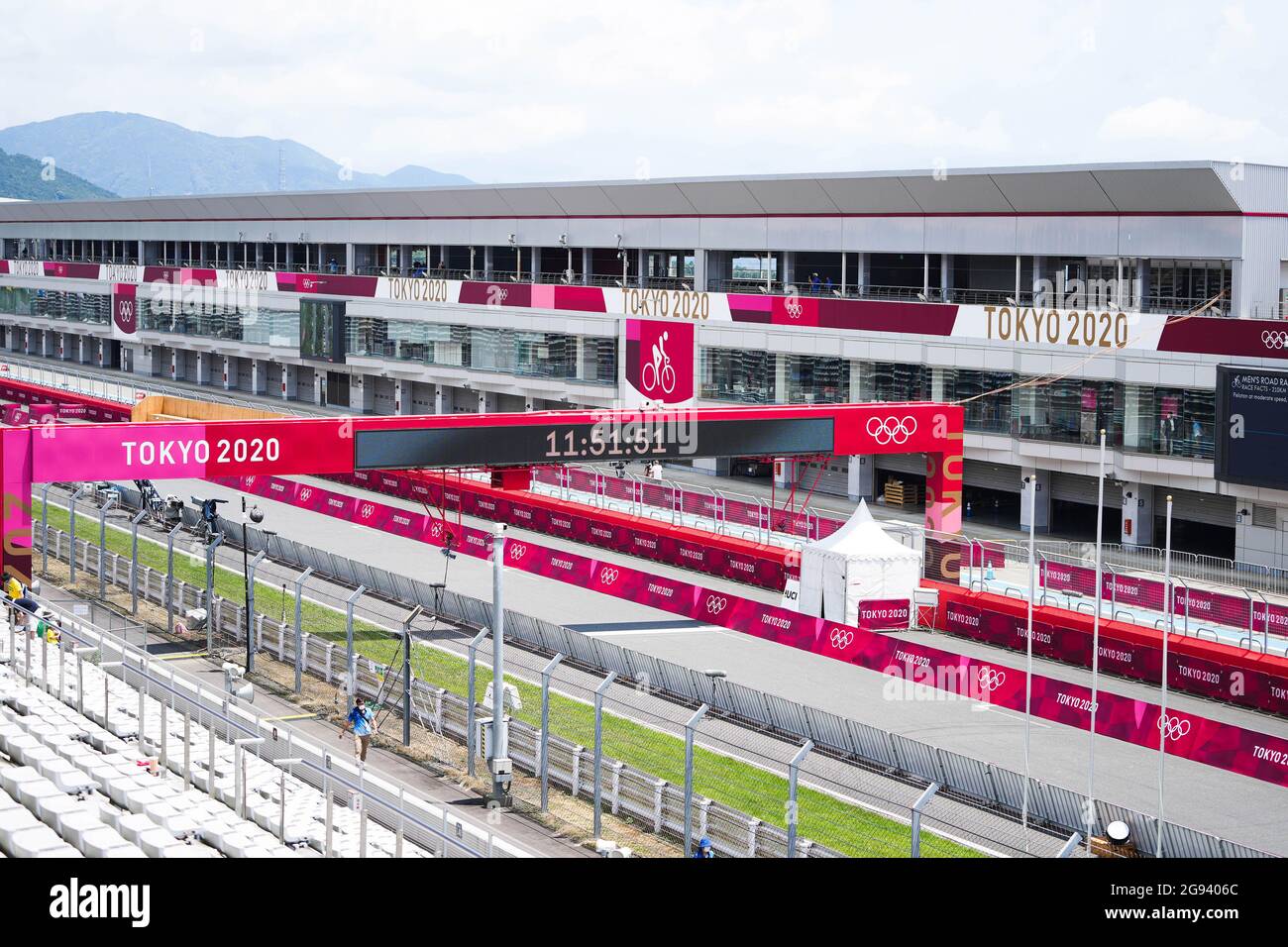 JULY 24, 2021 - Cycling : Men's Road Race during the Tokyo 2020 Olympic ...