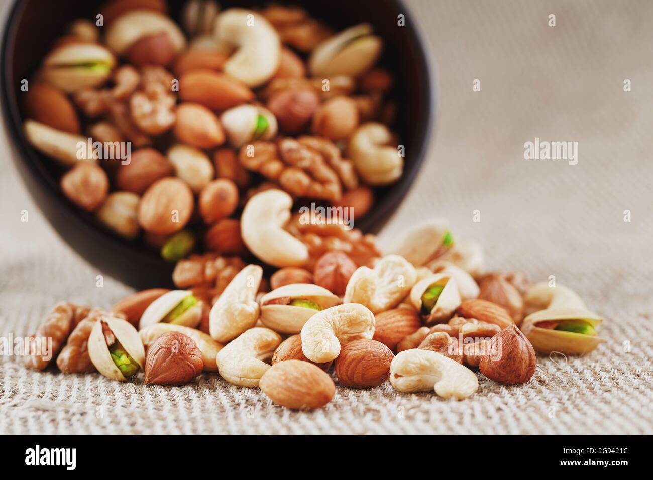 Nut spill hi-res stock photography and images - Alamy