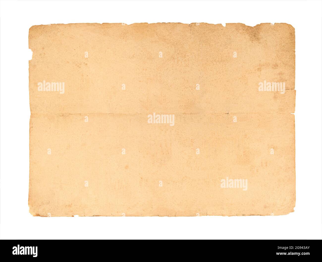Old worn paper folded hi-res stock photography and images - Alamy