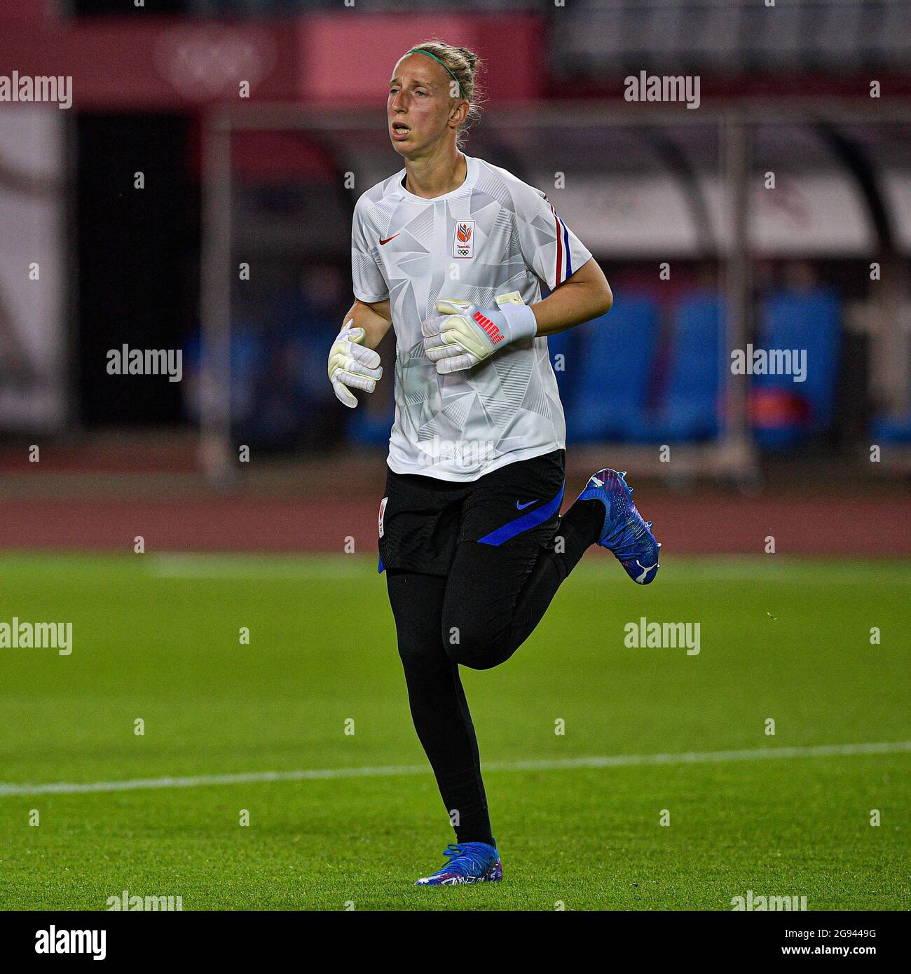 Rifu, Japan. 24th July, 2021. RIFU, JAPAN - JULY 24: Sari van ...