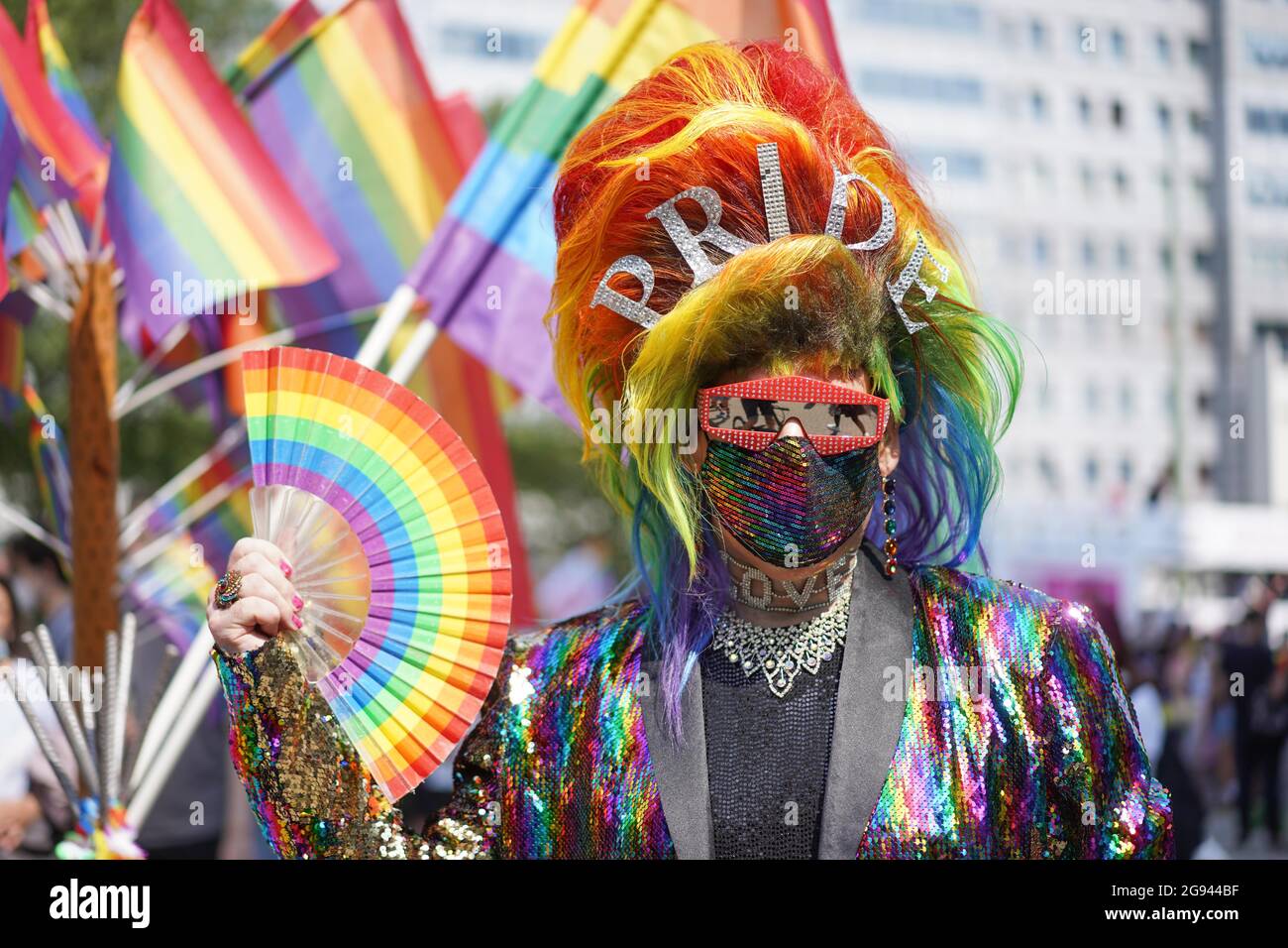 Berlin, Germany. 24th July, 2021. Jerome Champagne takes part in the ...