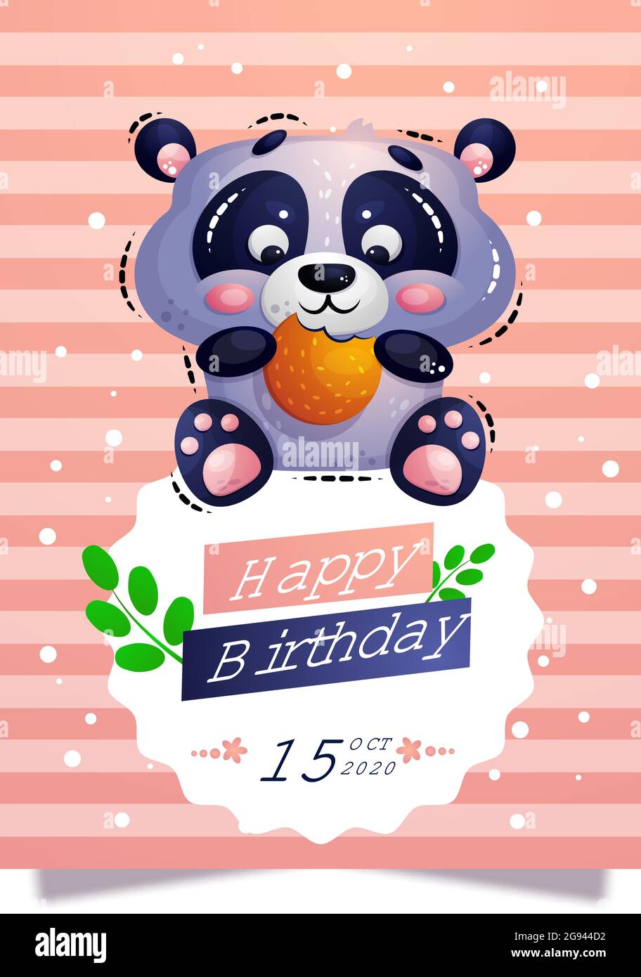 Panda postcard hi-res stock photography and images - Alamy