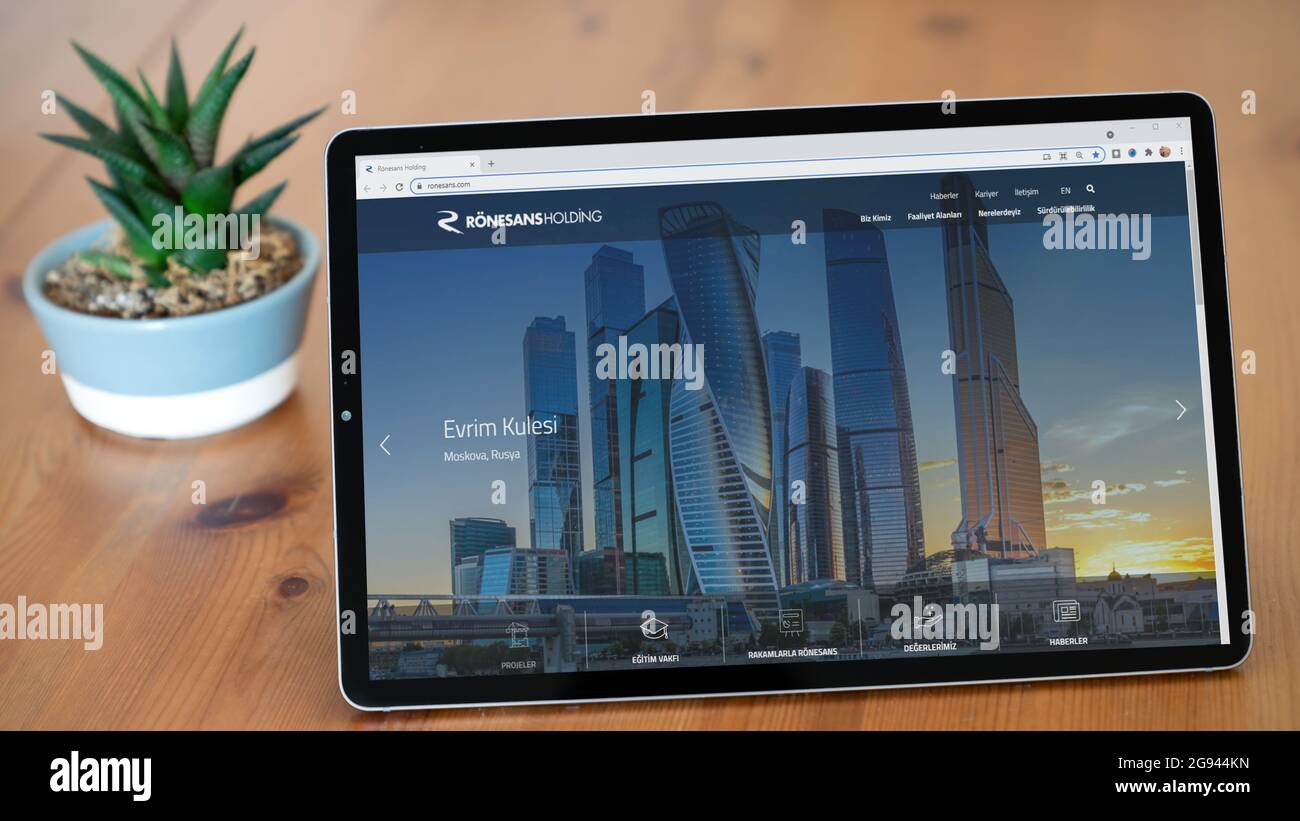 Istanbul, Turkey - July 2021: Illustrative Editorial of Turkish ...