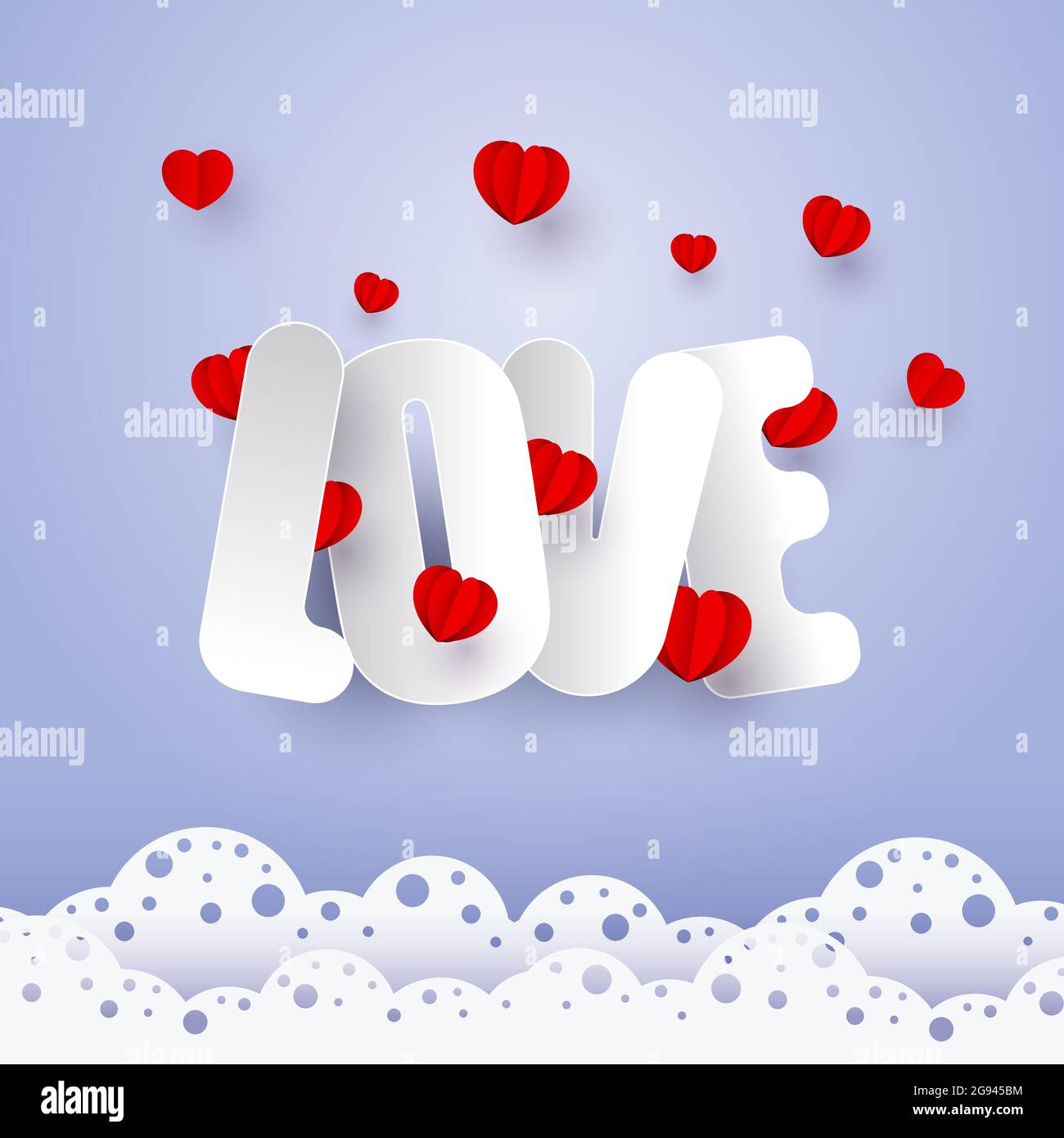 Letters in craft paper Stock Vector Images - Alamy