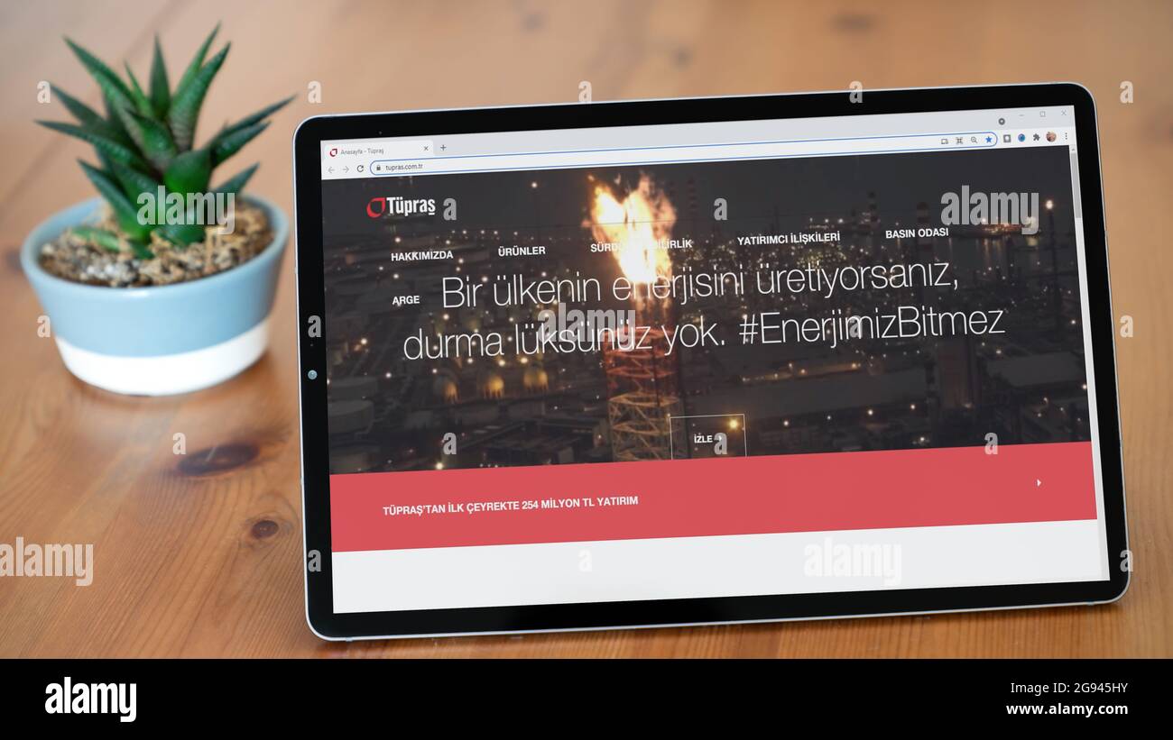 Istanbul, Turkey - July 2021: Illustrative Editorial of Turkish Coca ...