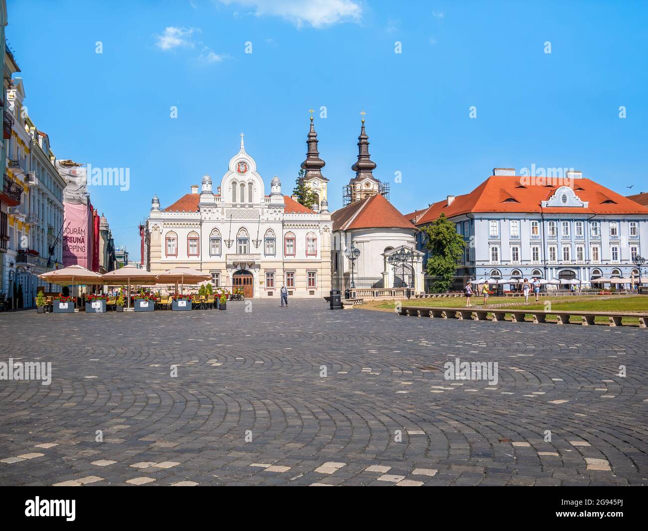 Timisoara, Romania - 06.19.2021: Serbian Orthodox Church (Episcopia ...
