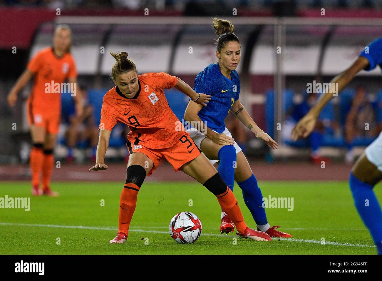 Rifu, Japan. 24th July, 2021. RIFU, JAPAN - JULY 24: Vivianne Miedema ...