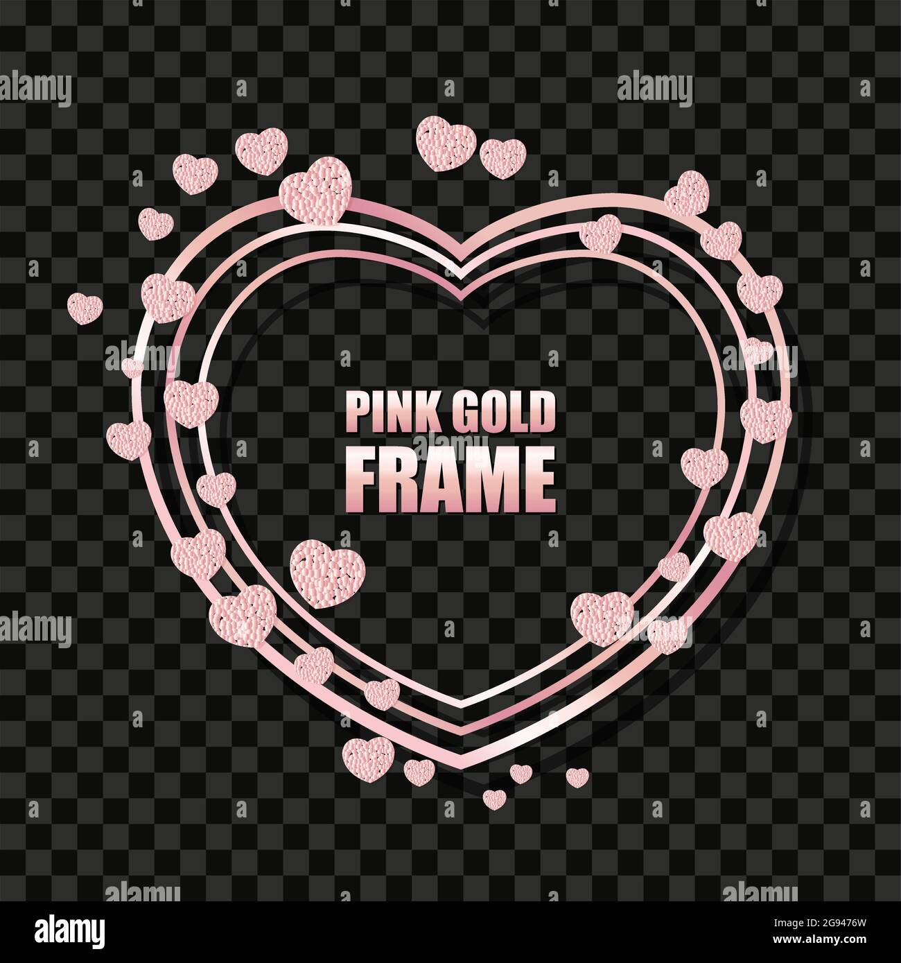 Rose gold text effect hi-res stock photography and images - Alamy