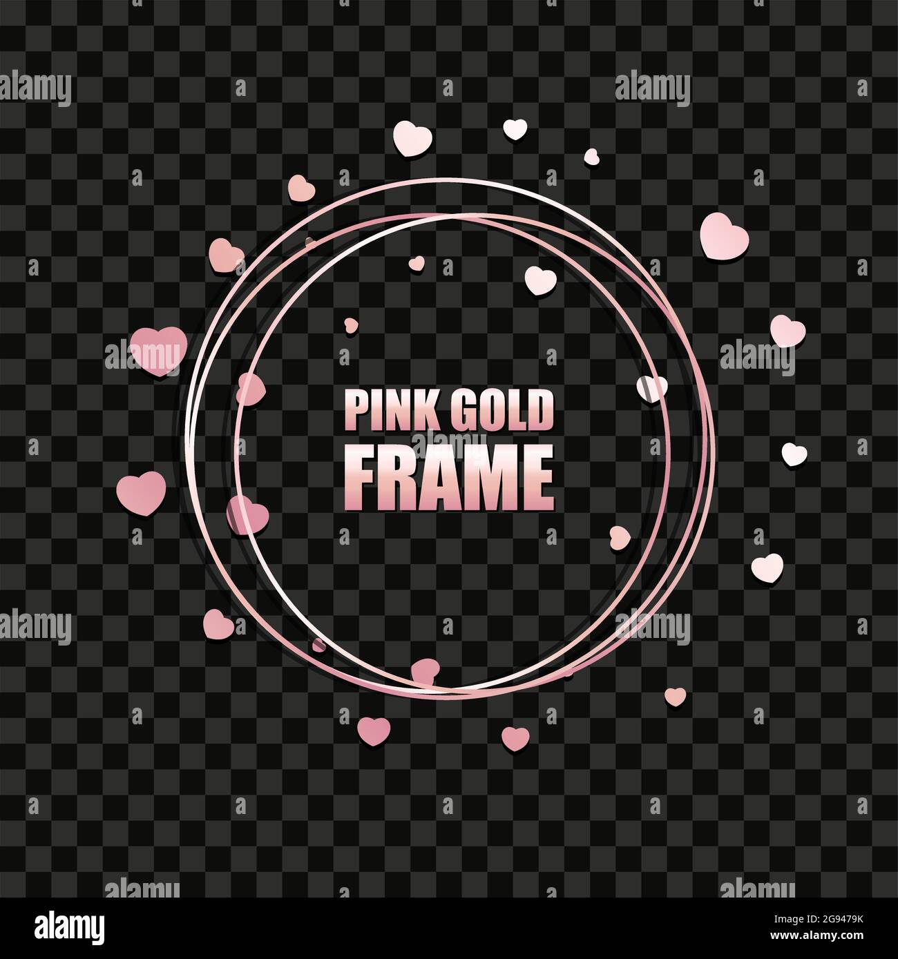 Rose gold text effect hi-res stock photography and images - Alamy