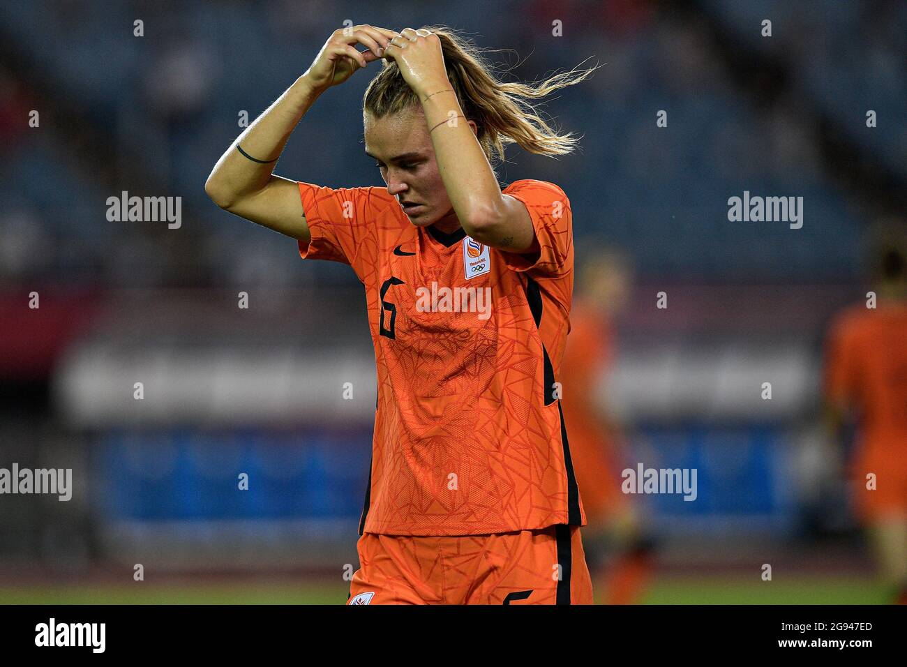 Rifu, Japan. 24th July, 2021. RIFU, JAPAN - JULY 24: Jill Roord of the ...
