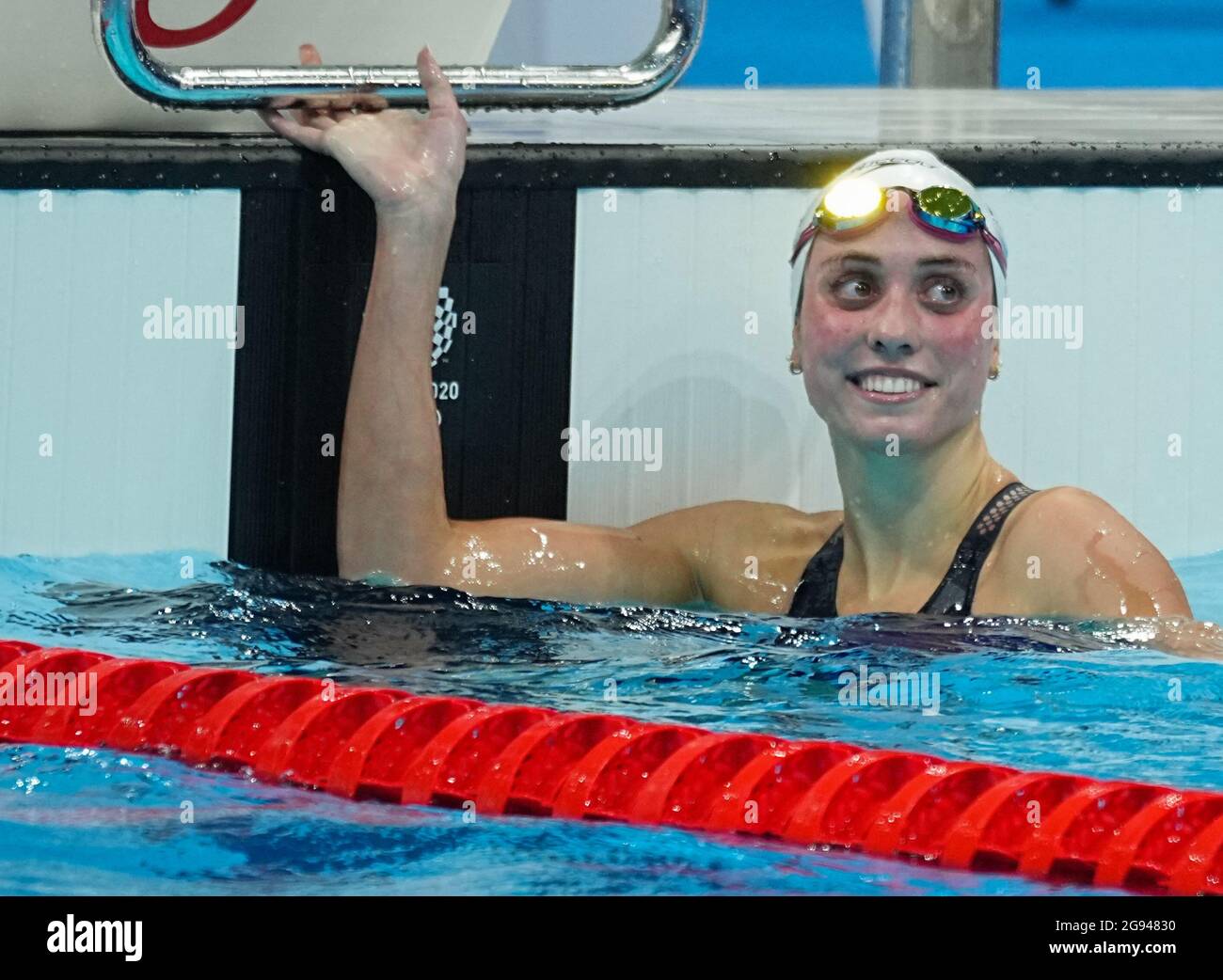 Tokyo, Japan. 24th July, 2021. Swimming: Olympics, heats: 400m medley ...