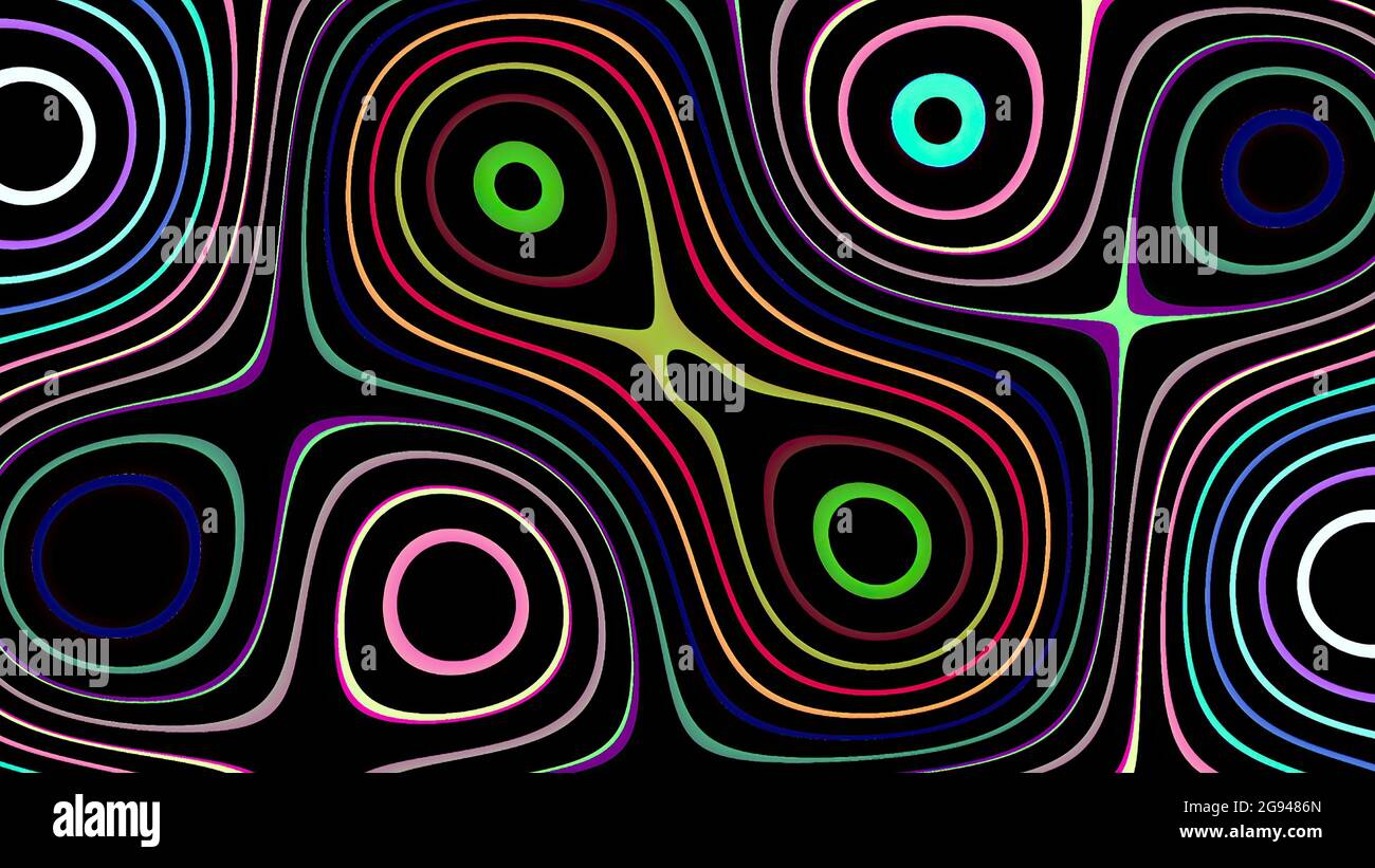 Abstract colorful psychedelic graphics background Stock Photo - Alamy